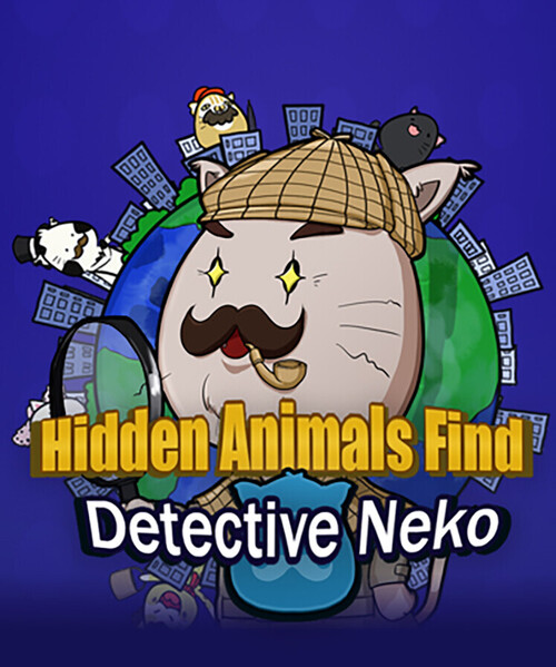 Hidden Animals Find : Detective Neko | Deku Deals