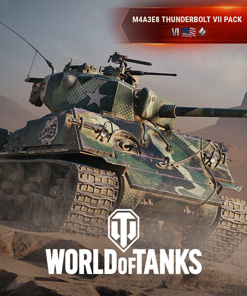 World of Tanks — M4A3E8 Thunderbolt VII Pack (VI American Medium Tank ...