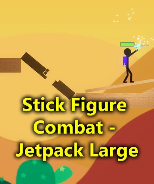Stick Figure Combat - Jetpack Large | Deku Deals