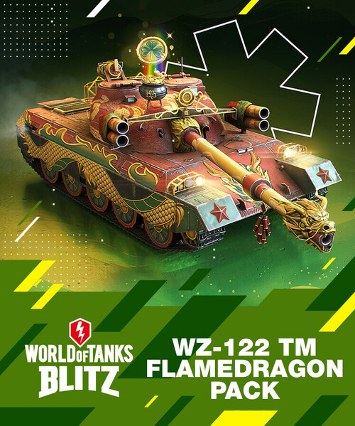 World of Tanks Blitz - WZ-122 TM Flamedragon Pack | Deku Deals