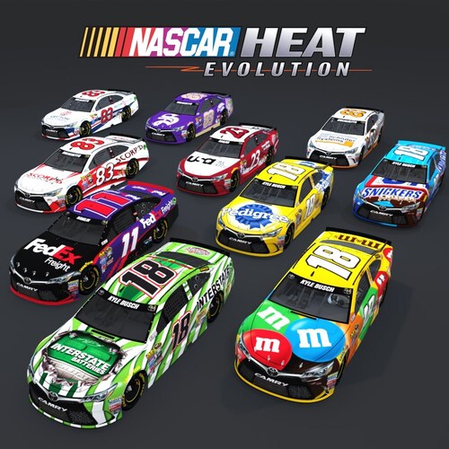 NASCAR Heat Evolution – Toyota Paint Scheme Pack 4 | Deku Deals