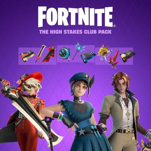 Fortnite - The High Stakes Club Pack | Deku Deals