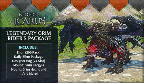 Riders of Icarus: Legendary Grim Rider's Package | Deku Deals