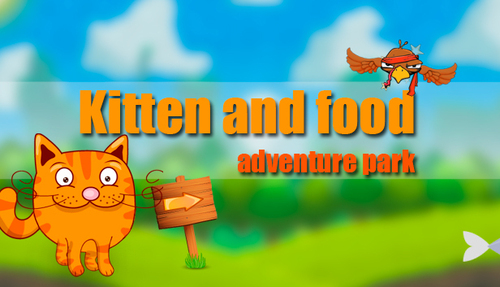 Kitten and food: adventure park | Deku Deals
