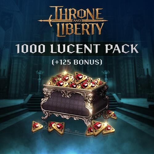 THRONE AND LIBERTY - 1,000 Lucent Pack (+125 Bonus) | Deku Deals