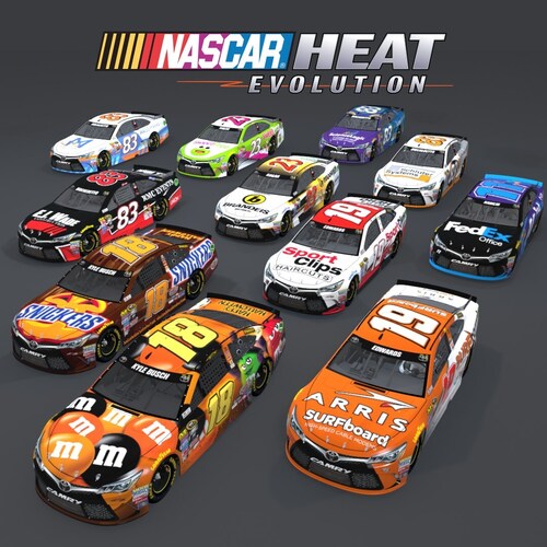 NASCAR Heat Evolution – Toyota Paint Scheme Pack 3 | Deku Deals