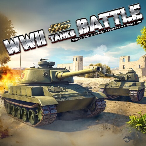 WWII Tanks Battle - World War 2 Heroes Troopers Machines Sim | Deku Deals