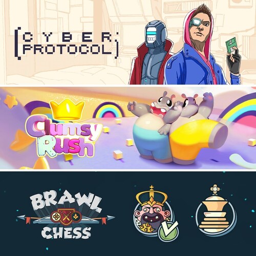 Cyber Protocol + Clumsy Rush + Brawl Chess | Deku Deals
