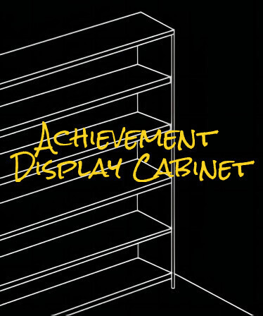 Achievement Display Cabinet | Deku Deals