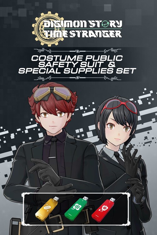 Digimon Story Time Stranger - Costume Public Safety Suit & Special ...