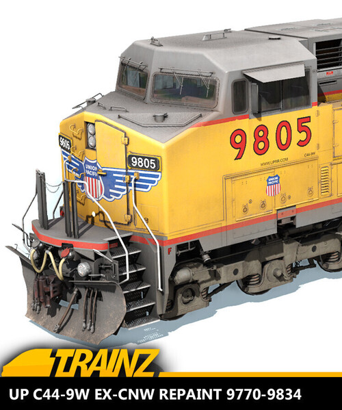 Trainz Plus DLC - UP C44-9W EX-CNW Repaint 9770-9834 | Deku Deals