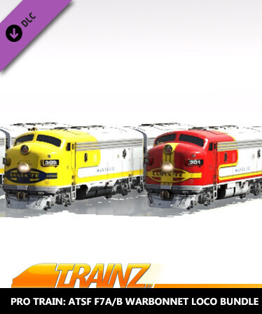 Trainz Railroad Simulator 2019 – Trainz 2019 DLC - Pro Train: ATSF F7A/B Warbonnet Loco Bundle ...